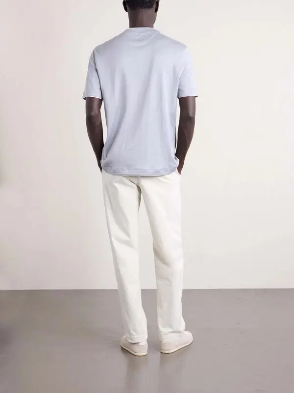 Eleventy Cotton-jersey T-shirt - Gray