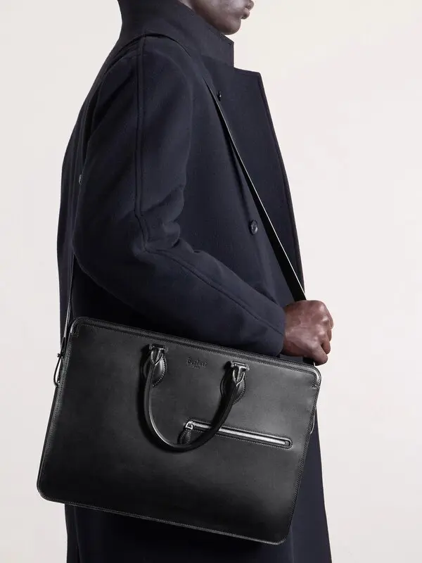 Berluti 1 Jour Leather Briefcase