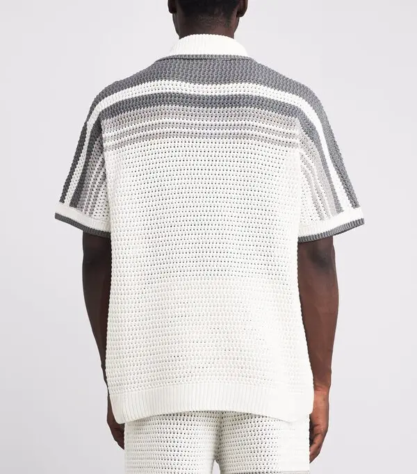 Casablanca Crochet Tennis Shirt