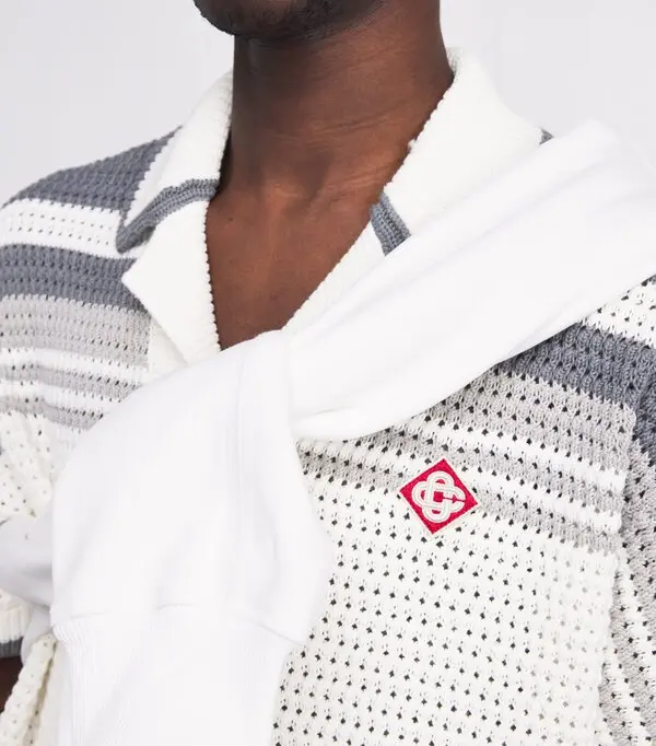 Casablanca Crochet Tennis Shirt