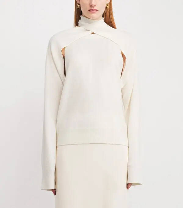 AERON Wool-cashmere Sweater - Ivory