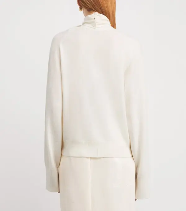 AERON Wool-cashmere Sweater - Ivory