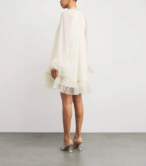 Cinq À Sept Clairette Ruffle Midi Dress