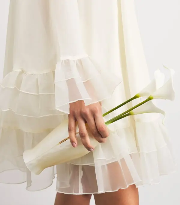 Cinq À Sept Clairette Ruffle Midi Dress