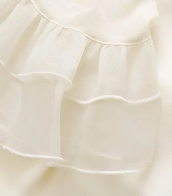 Cinq À Sept Clairette Ruffle Midi Dress