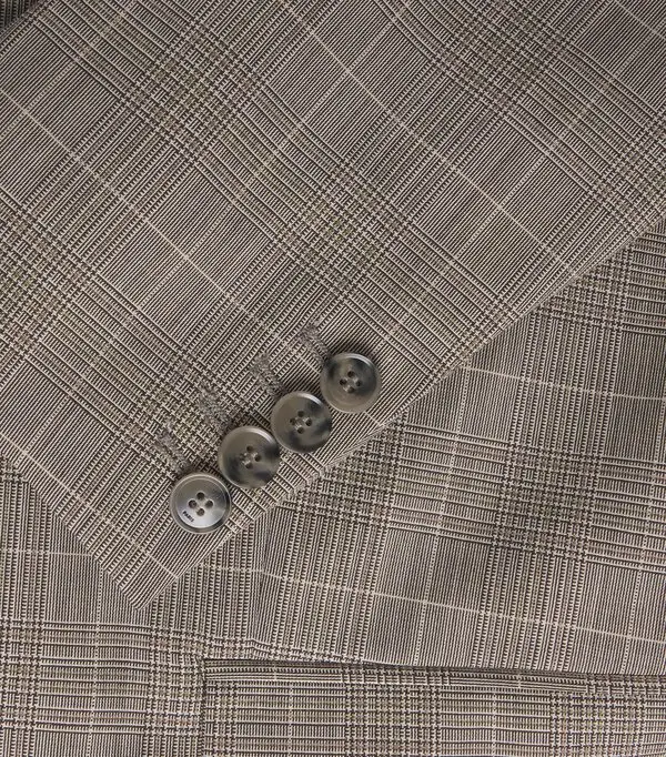 Maje Wool-blend Checked Blazer - Black