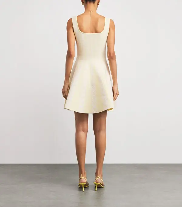 Maje Jacquard Skater Mini Dress