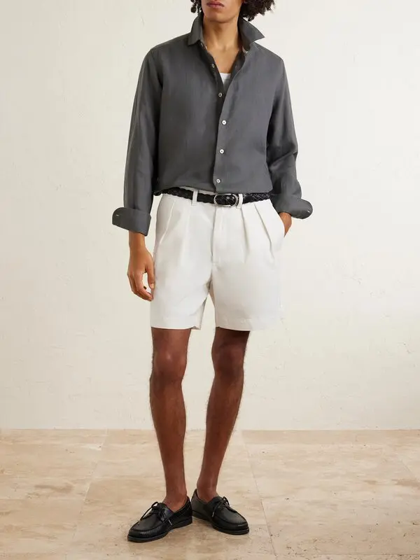 Eleventy Linen Shirt - Gray