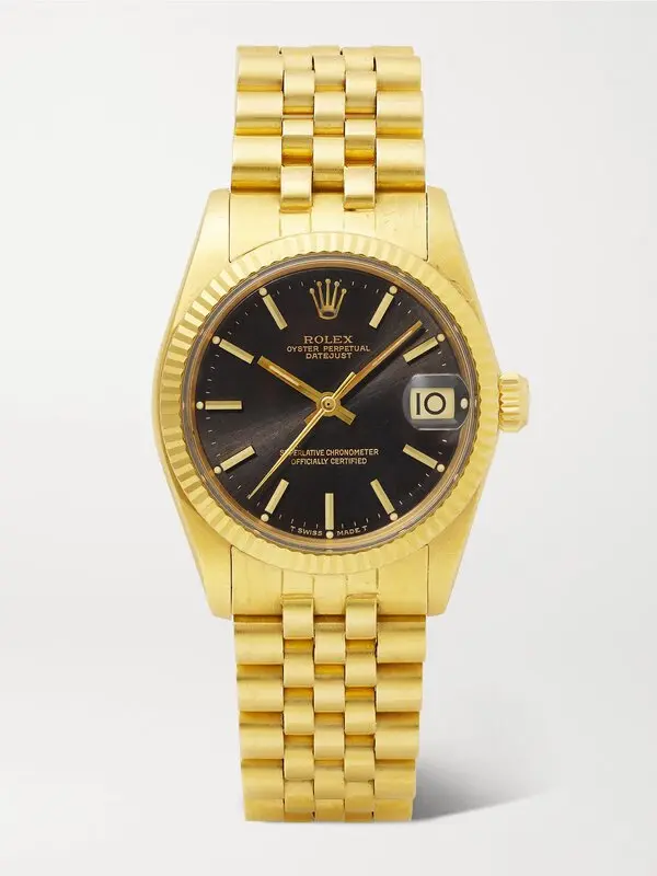 WIND VINTAGE Rolex 1979 Datejust 18 Karat Watch