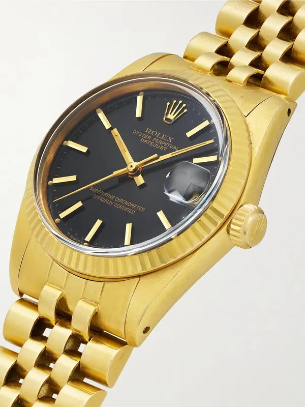WIND VINTAGE Rolex 1979 Datejust 18 Karat Watch