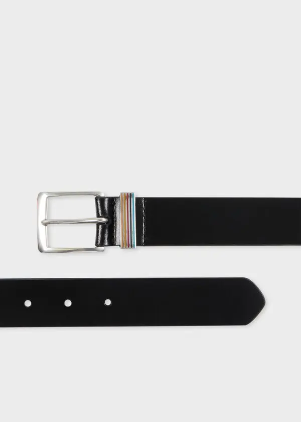 Paul Smith Leather Belt - Black