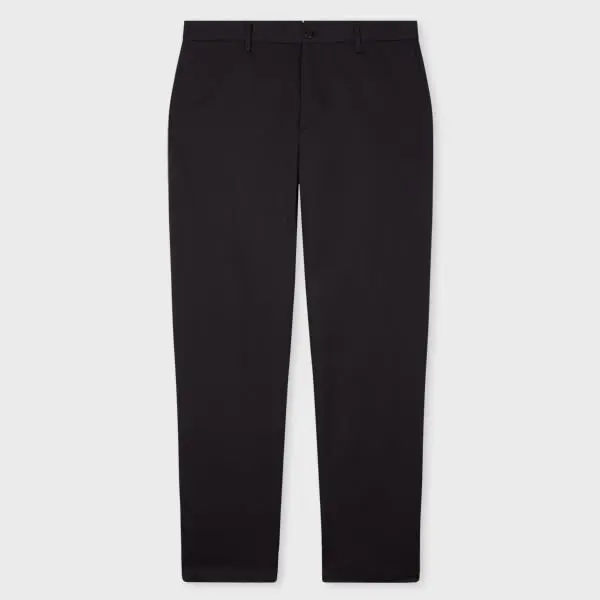Paul Smith Navy Fine Cotton-twill Chinos
