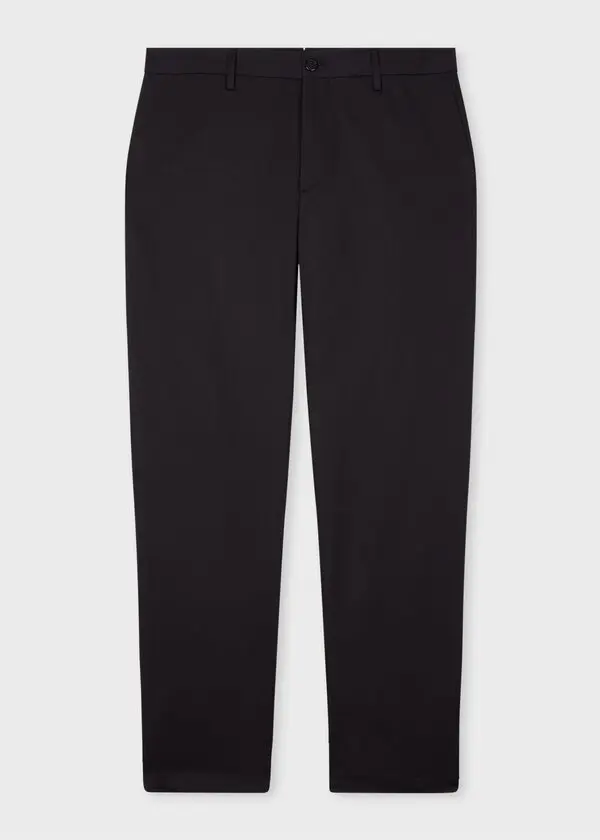 Paul Smith Navy Fine Cotton-twill Chinos