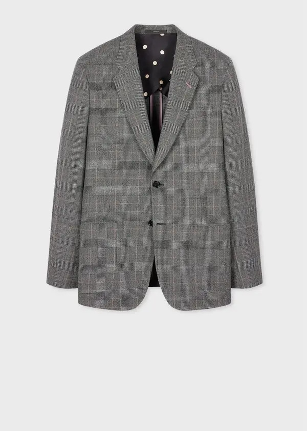 Paul Smith Tailored-fit Check Wool Blazer