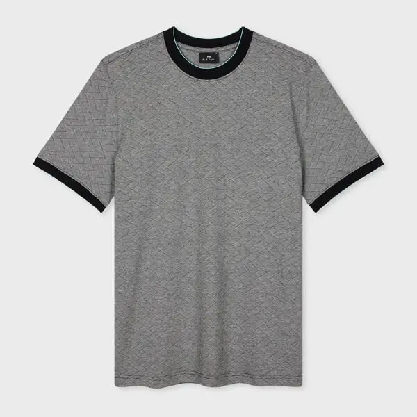 Paul Smith Grey Jacquard T-shirt