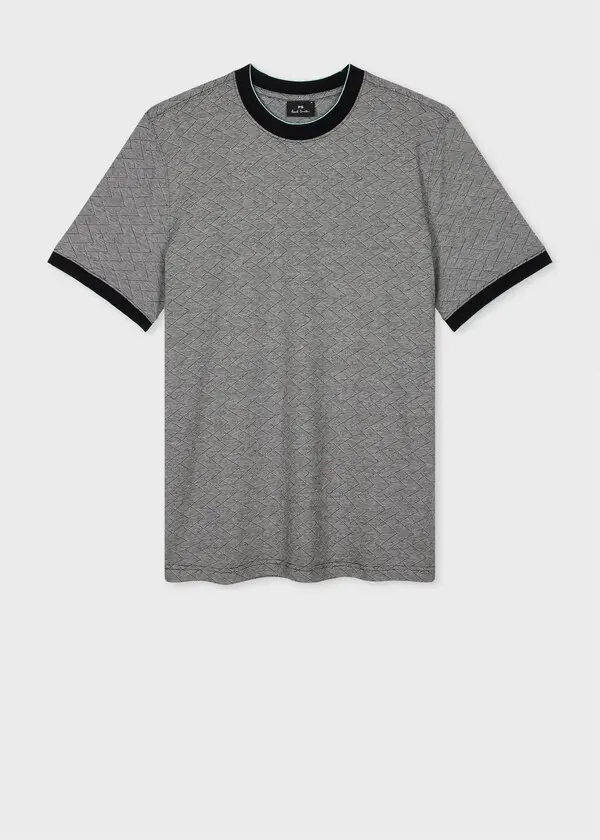 Paul Smith Grey Jacquard T-shirt