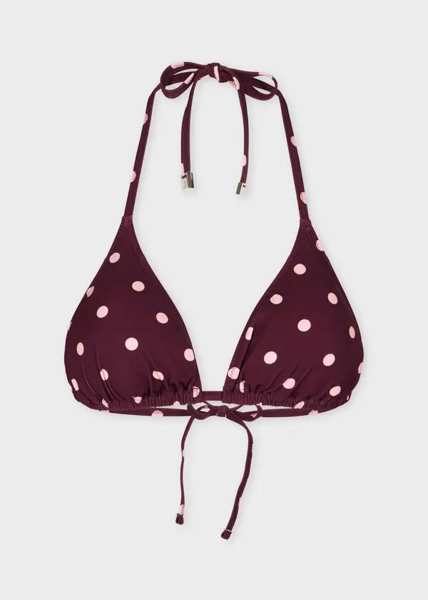 Paul Smith Polka Dot Triangle Bikini Top