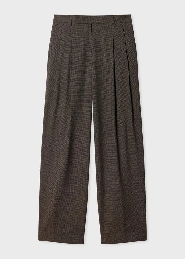 Paul Smith Houndstooth Wool Trousers