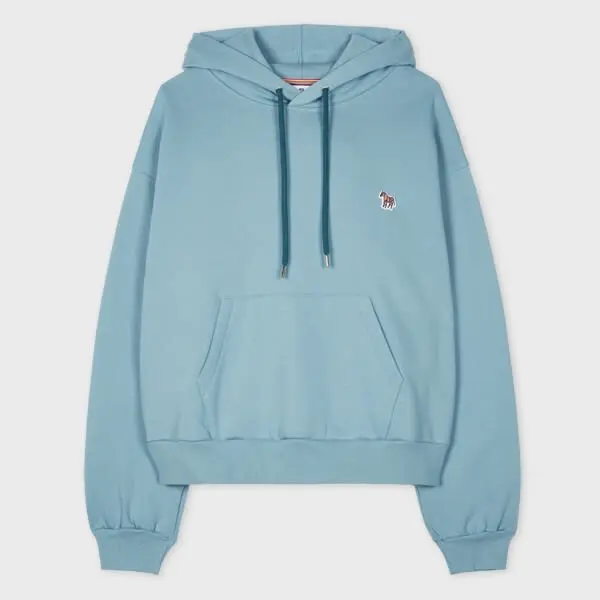 Paul Smith Steel Cotton Logo Hoodie