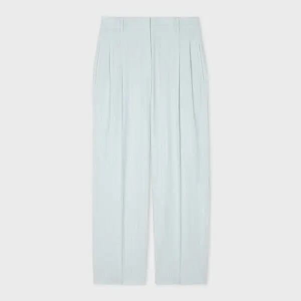 Paul Smith Light Pinstripe Pleated Tailored Trousers