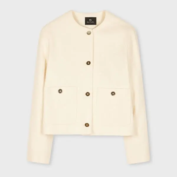 Paul Smith Cropped Boucle Jacket