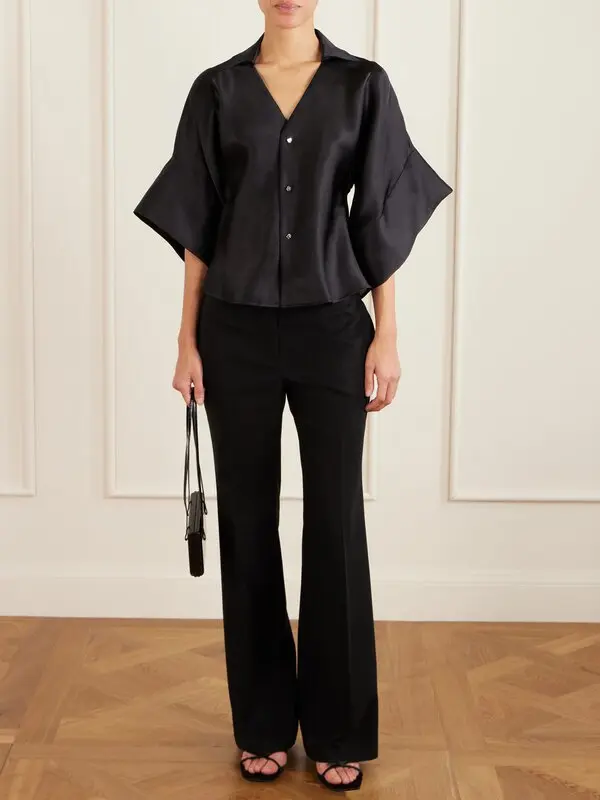 KALLMEYER Silk-satin Mateo Blouse