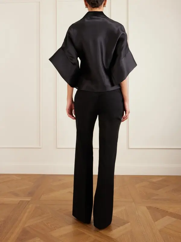 KALLMEYER Silk-satin Mateo Blouse