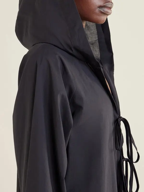 Lisa Marie Fernandez Hooded Cotton-voile Kaftan