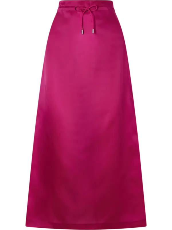 KALLMEYER Regina Silk-organza Midi Skirt - Pink
