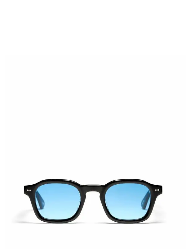 PETER AND MAY Squarish Sunglasses - Black / Blue