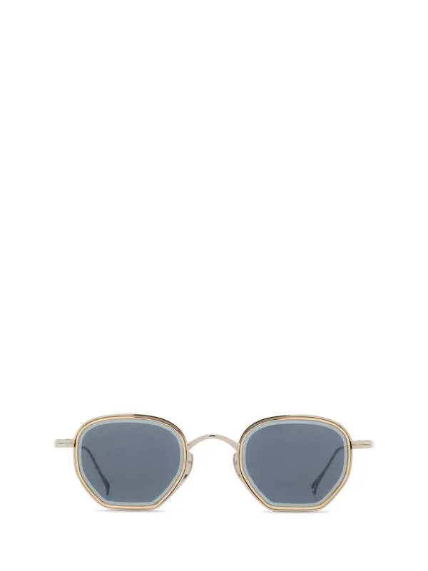 KAMEMANNEN Metal Octagon Sunglasses - Silver/light Gold