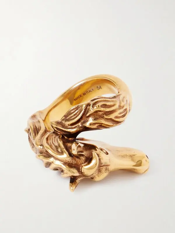 Chloé Horse-head Motif Ring - Gold