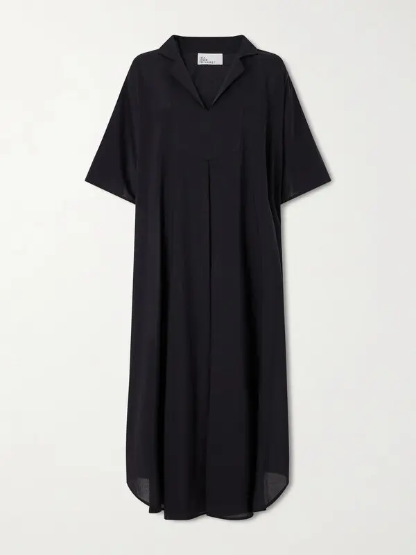 Lisa Marie Fernandez Cotton-voile Kaftan - Black