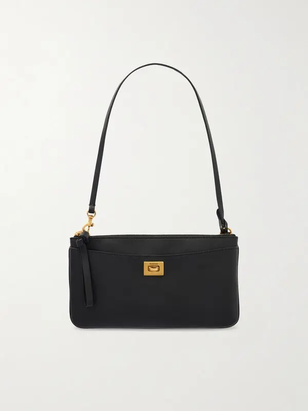 Balenciaga Rodeo Textured-leather Shoulder Bag - Black