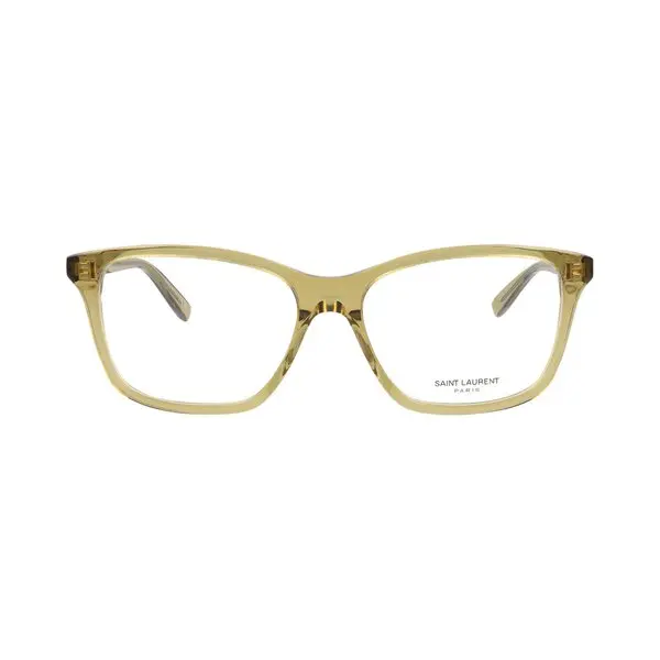 Saint Laurent Square Frame Eyeglasses - Yellow