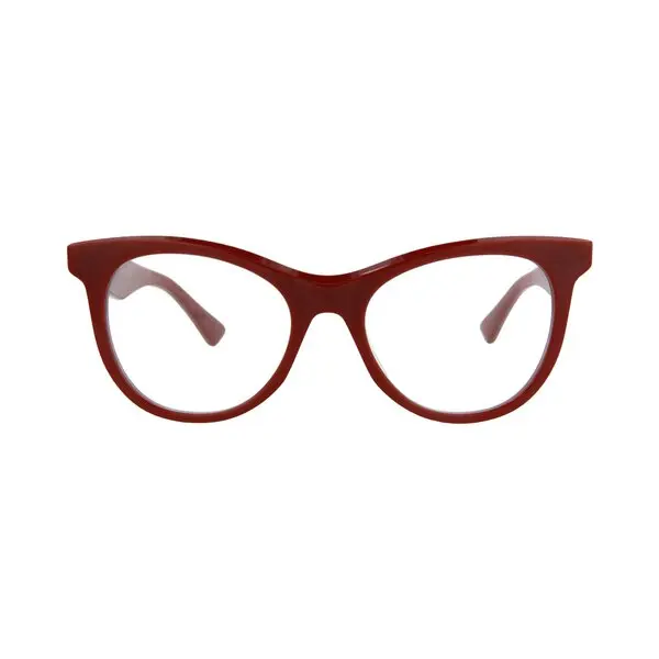Bottega Veneta Round-frame Acetate Optical Frames - Red