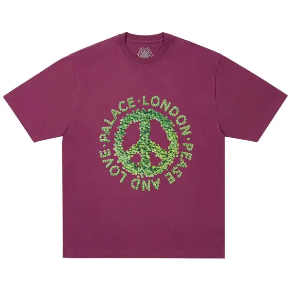 PALACE Pease And Love T-shirt - Red
