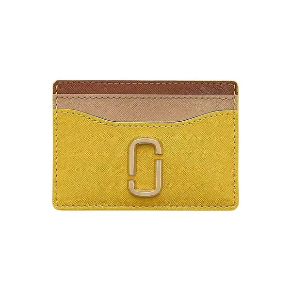 Marc Jacobs Card Holder 'joy Yellow/multi - Multicolor