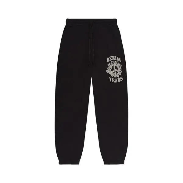 DENIM TEARS University Sweatpants - Black