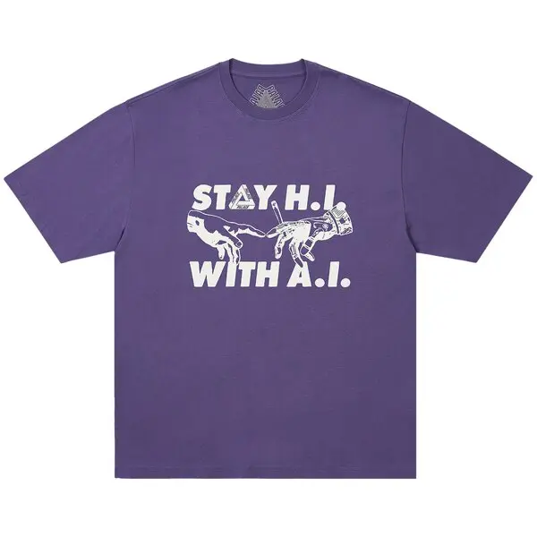 PALACE Printed T-shirt - Purple