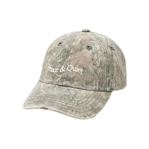 MUSEUM OF PEACE & QUIET Wordmark Camo Cap - Green