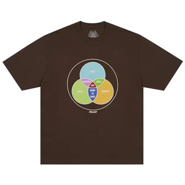 PALACE Zen Diagram T-shirt - Brown