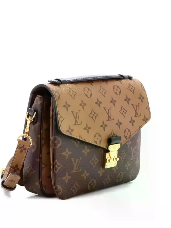 LOUIS VUITTON Pochette Metis Reverse Monogram Canvas - Brown