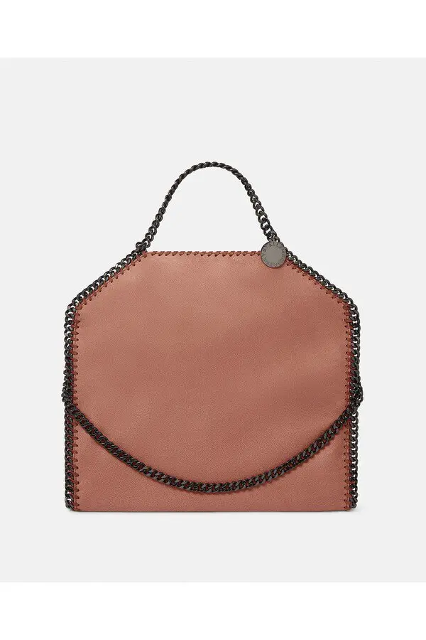 Stella McCartney Falabella Fold-over Tote - Brown