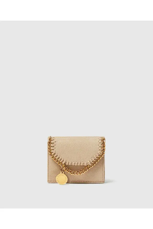Stella McCartney Falabella Tri-fold Wallet - Red