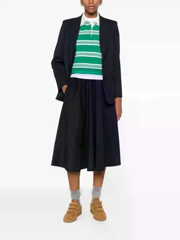 Maje Pinstripe Single-breasted Blazer