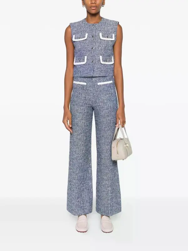 Maje Zip-fastening Tweed Trousers