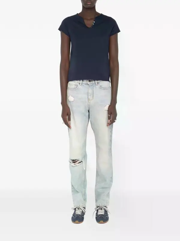 Zadig&Voltaire Henley Graphic T-shirt
