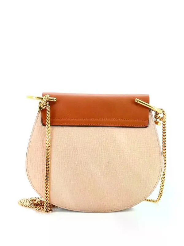 Chloé Drew Leather Mini Crossbody Bag - Neutrals