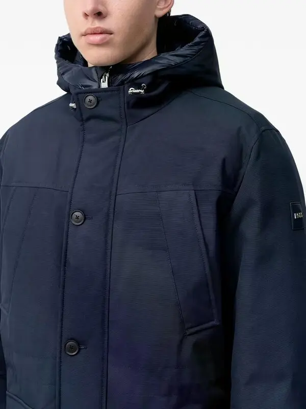 BOSS Buttoned Hooded Jacket